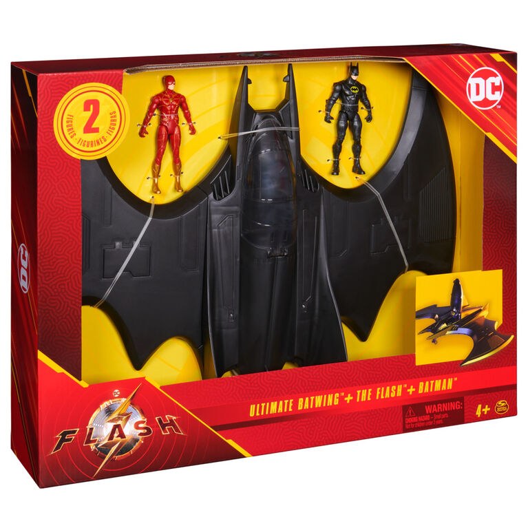 DC Comics, The Flash Ultimate Batwing Set | The Flash and Batman Action Figures, 4-inch | The ...