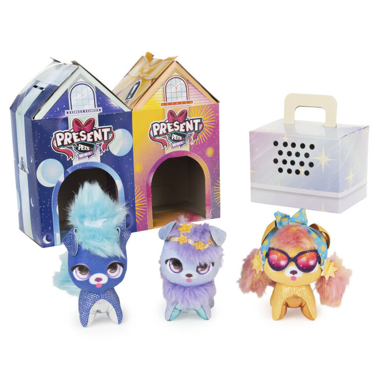Present Pets Minis, Galaxy Trio 3-Pack of 3-inch Plush Toys | Toys R Us ...