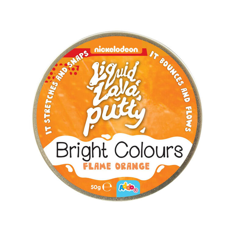 Nickelodeon Liquid Lava Putty Bright Colours Flame Orange - R Exclusive ...