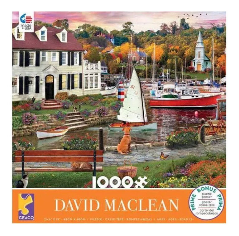 Ceaco David Maclean 1000-Piece Puzzle Seawall Walk | Toys R Us Canada