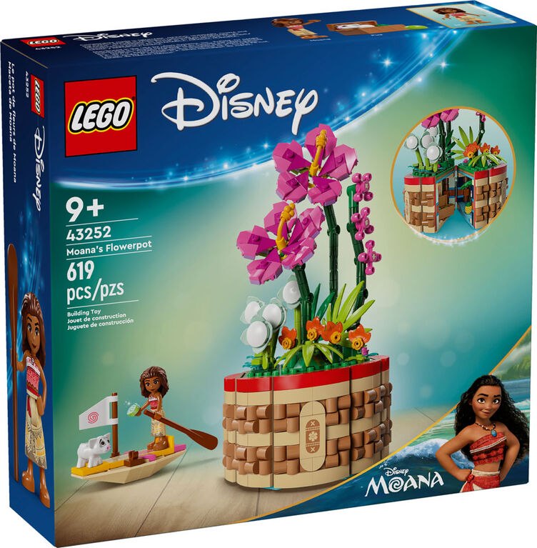 LEGO Disney Le pot de fleurs de Moana Jouet de fleurs à construire ...