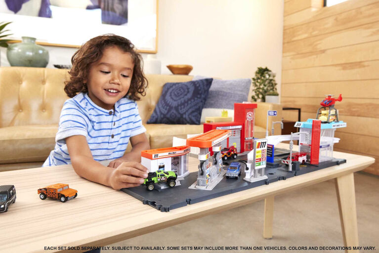 Matchbox Action Drivers Helicopter Rescue Playset | Toys R Us Canada