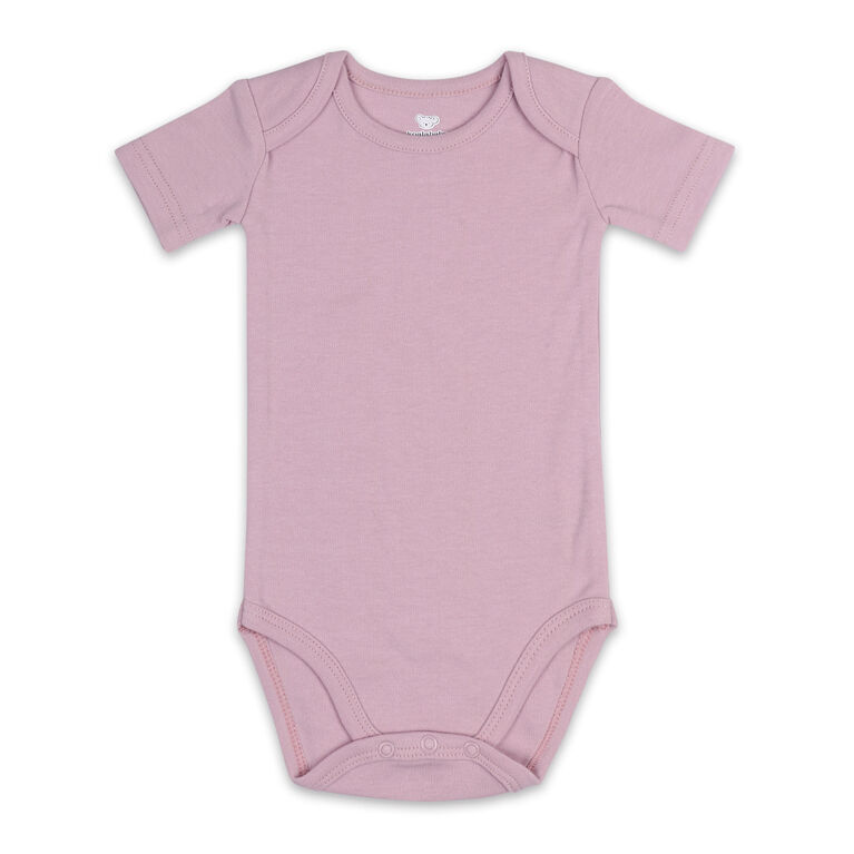 Koala Baby Short Sleeved Bodysuit - Muted Berry, Newborn | Babies R Us ...