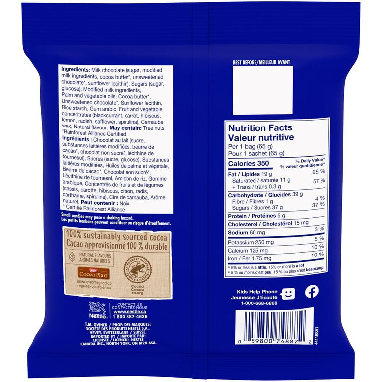 Smarties Icon Shapes 65G | Toys R Us Canada