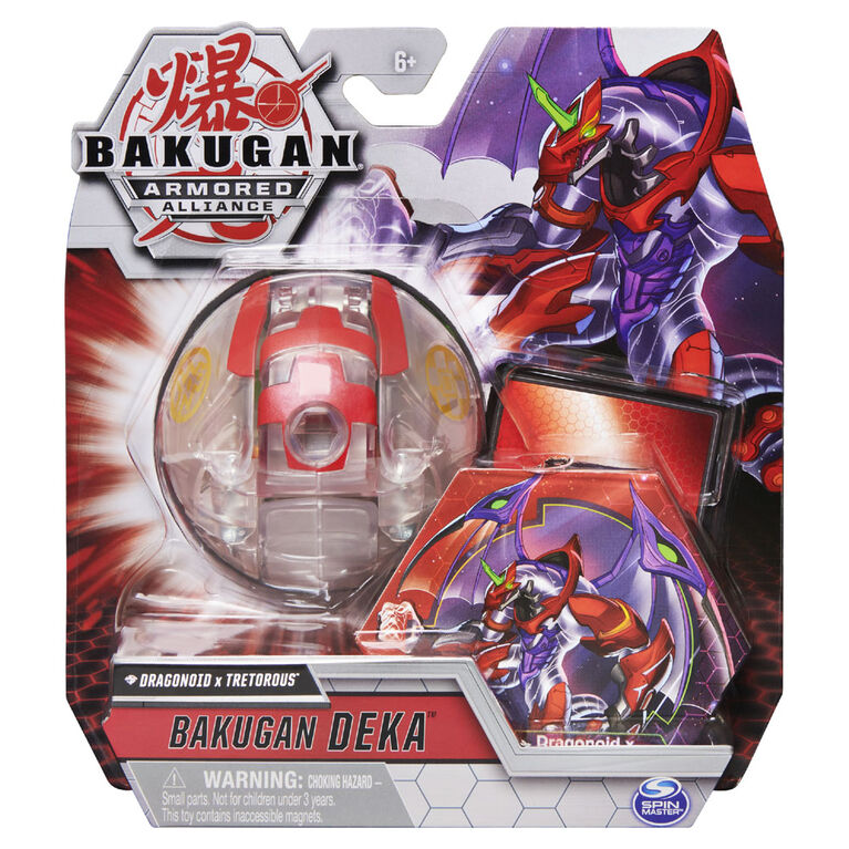 Bakugan Deka, Fused Diamond Dragonoid x Tretorous, Jumbo Collectible ...
