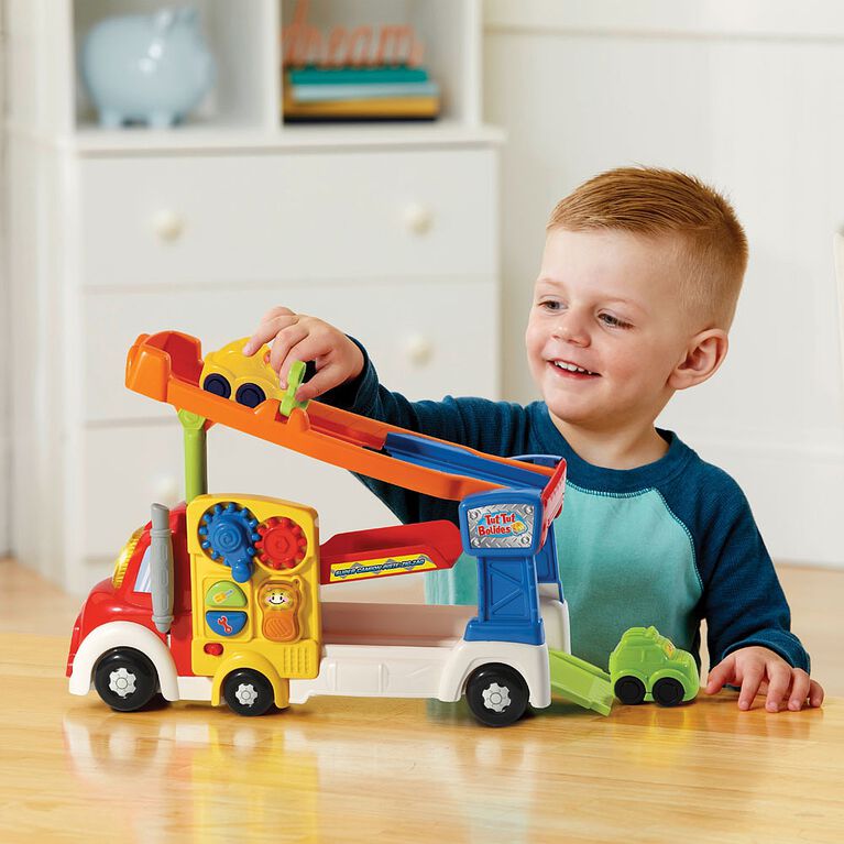 VTech Go! Go! Smart Wheels Big Rig Car Carrier - French Edition | Toys ...