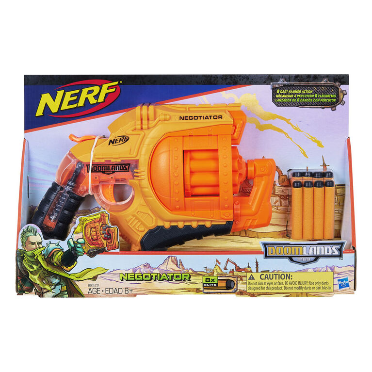 Negotiator Nerf Doomlands Toy Blaster with Hammer Action - R Exclusive ...