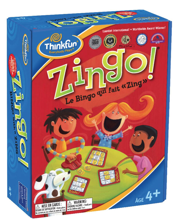Thinkfun games - Zingo! Bingo with a Zing - French Edition | Toys R Us ...