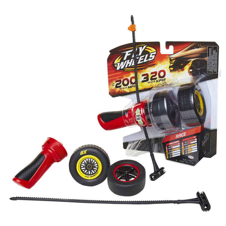 Fly Wheel 2 Pack - Race Wheel Style - Black & Red | Toys R Us Canada