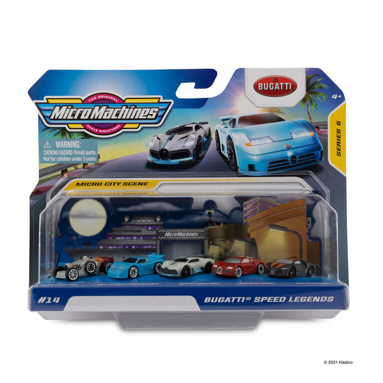 Micro Machines Multipack - World Pack - Bugatti Speed Legends | Toys R ...