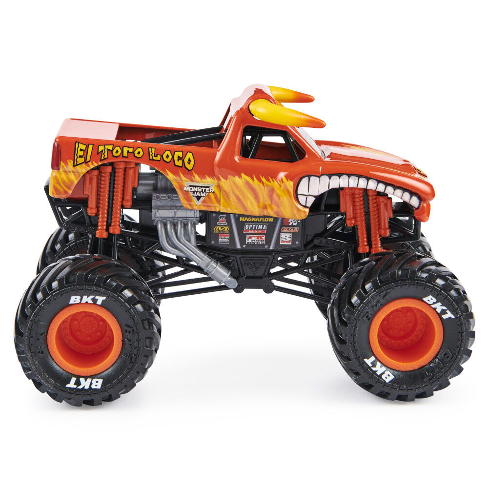 Monster Jam Official El Toro Loco Monster Truck Collector Die Cast Vehicle 1 24 Scale Toys R Us Canada