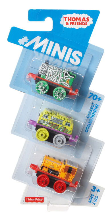Fisher-Price Thomas & Friends Minis 3-Pack - Spooky Percy, Spooky D10 ...