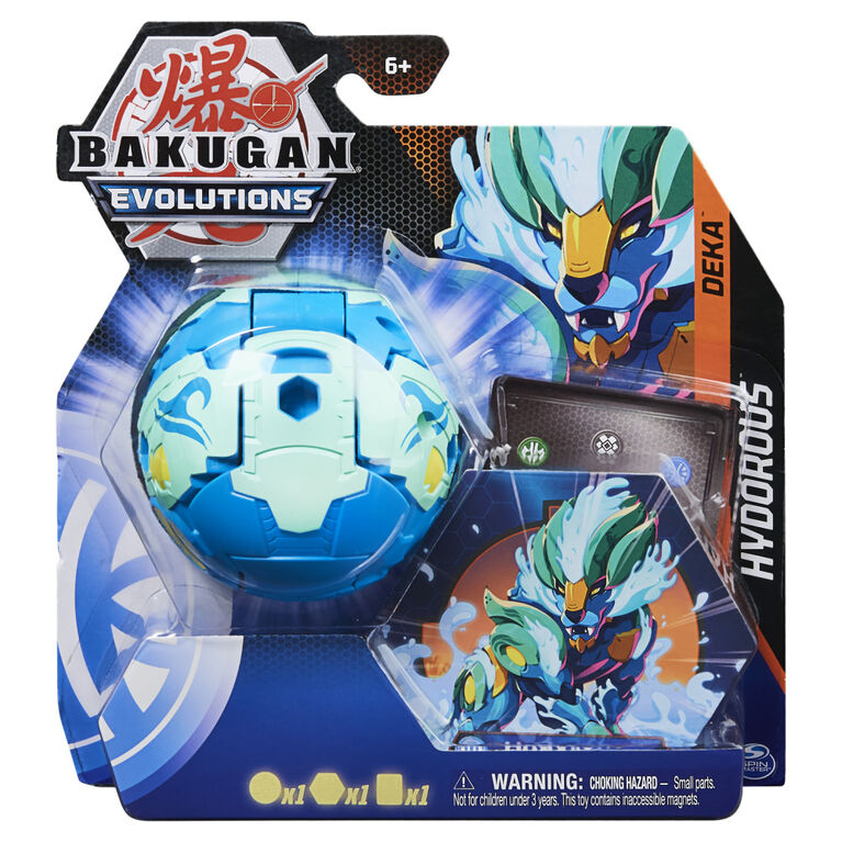 Bakugan Evolutions Deka, Hydorous (Blue), Jumbo Collectible ...
