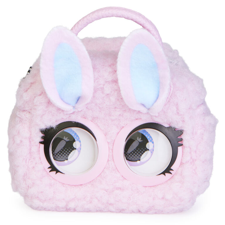 Purse Pets Micros, Fuzzy Bunny BB Stylish Small Purse with Eye Roll ...