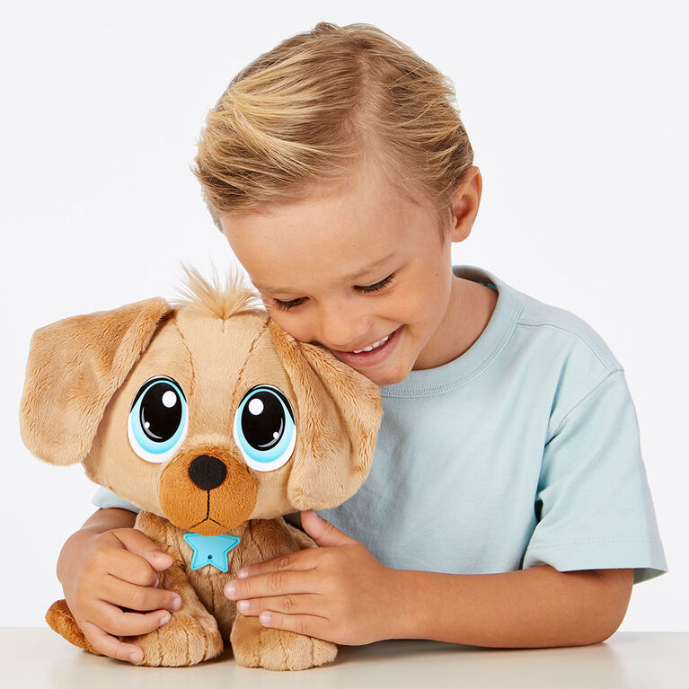 Rescue Tales Adoptable Pet Golden Retriever Interactive Plush Pet Toy ...