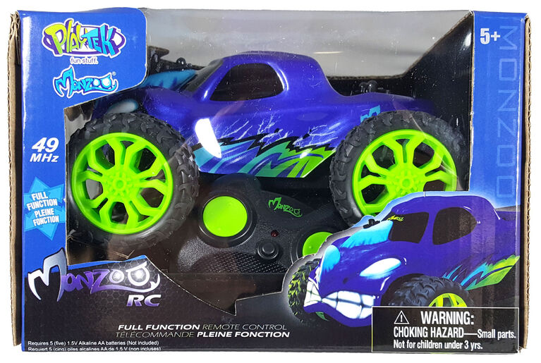 Monzoo – 1:22 Full Function R/C Monster - Series 1 - 49MHZ/ Blue | Toys ...