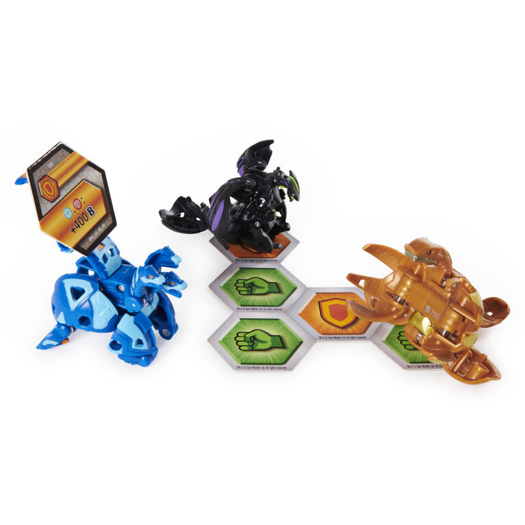 Bakugan Pro, Armored Elite Starter Set with Howlkor Ultra, 2 Bakugan and Collectible Trading ...
