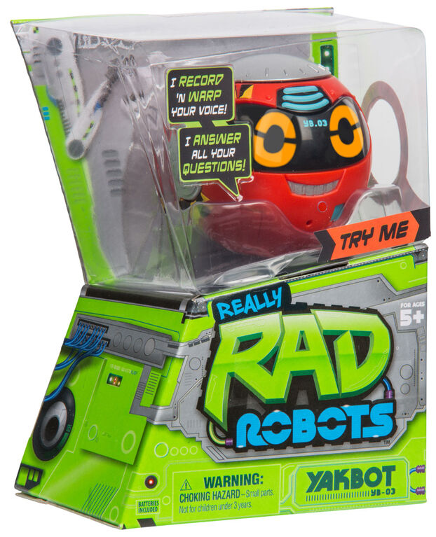 Real Rad Robots Yakbot - Red Yakbot - English Edition | Toys R Us Canada
