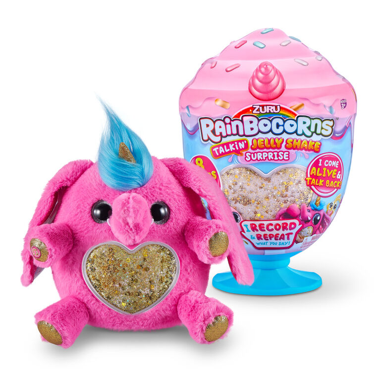 Rainbocorns Talkin' Jelly Shake Surprise Electronic Plush by ZURU ...