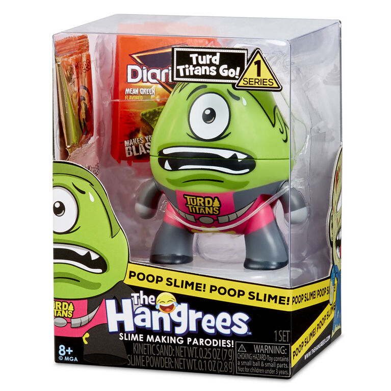 The Hangrees: Turd Titans Go! Collectible Parody Figure with Slime ...