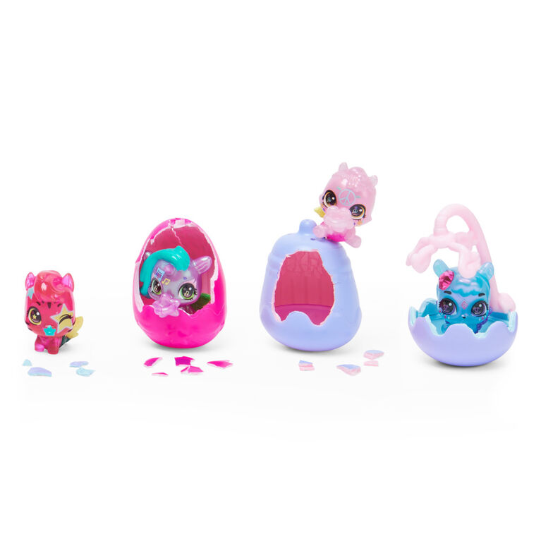 Hatchimals CollEGGtibles, Shimmer Babies Multipack with 4 Characters ...