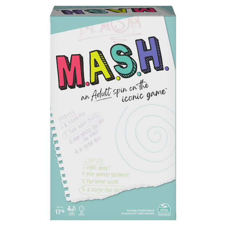 MASH, Fortune Telling Adult Party Game | Toys R Us Canada