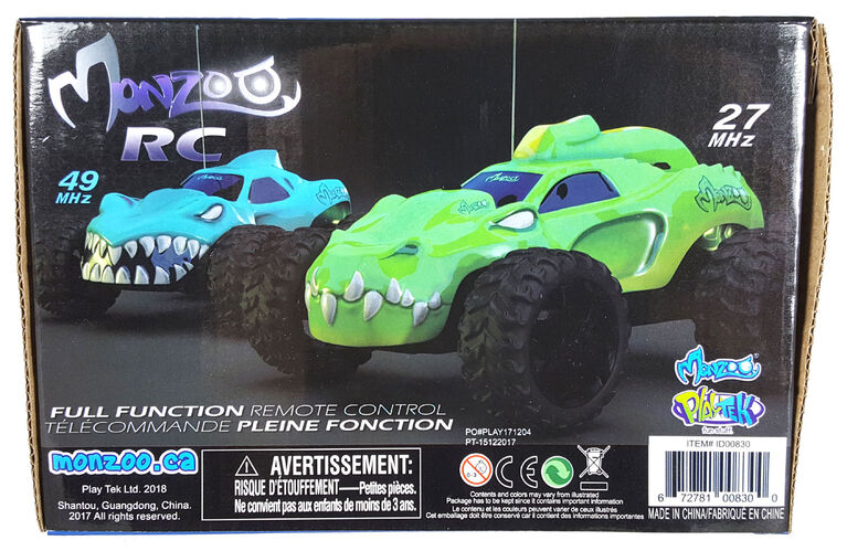 Monzoo – Monstre télécommandé pleine fonction 1:22 - Série 1 - 49MHZ ...