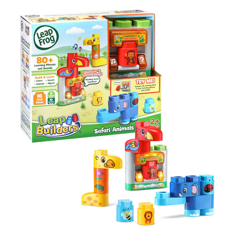 LeapFrog LeapBuilders Mes animaux rigolos - Édition anglaise | Toys R Us Canada
