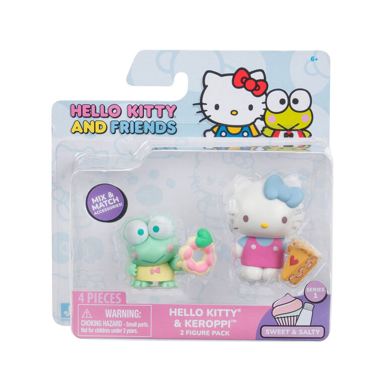 Hello Kitty & Friends Figure 2 Pack: Sweet & Salty - Hello Kitty Apple ...