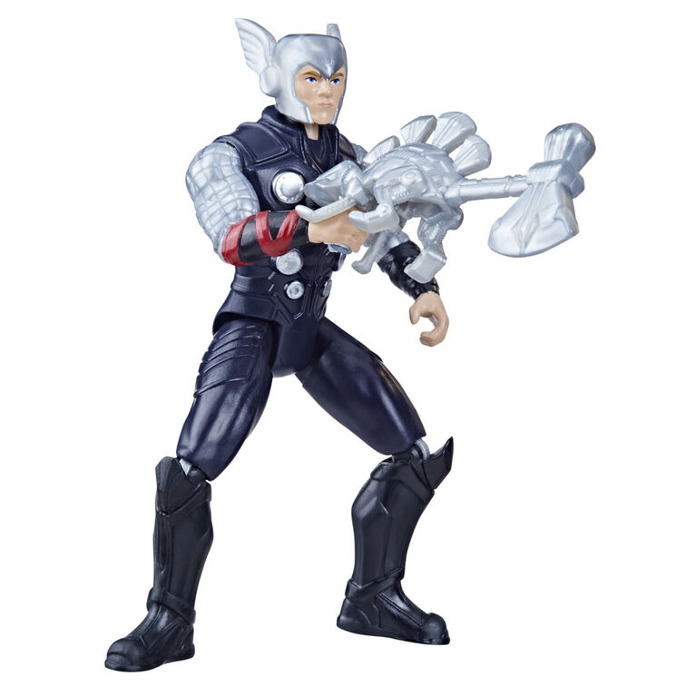 Marvel Mech Strike Mechasaurs Thor Action Figure, with Weapon Accessory ...