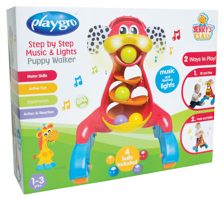 Playgro - Step by Step Music and Lights Puppy Walker | Babies R Us Canada