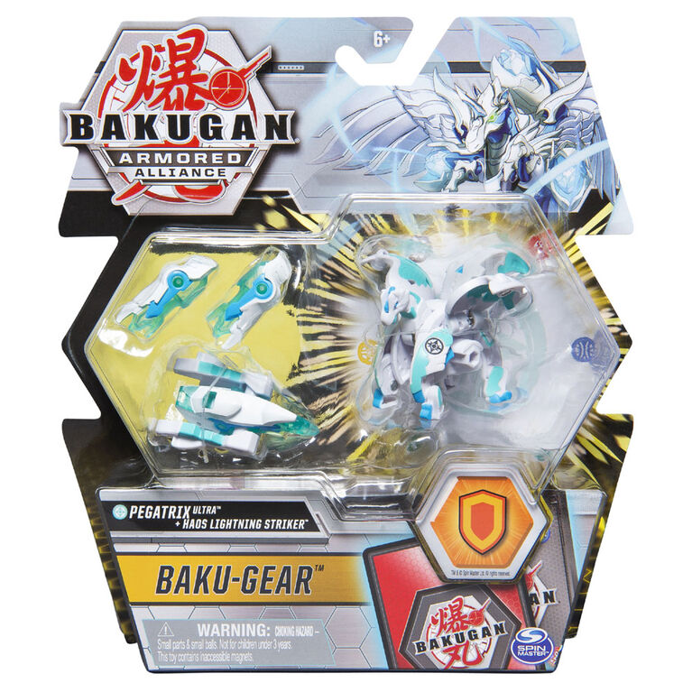 Bakugan Ultra, Pegatrix with Transforming Baku-Gear, Armored Alliance 3-inch Tall Collectible ...