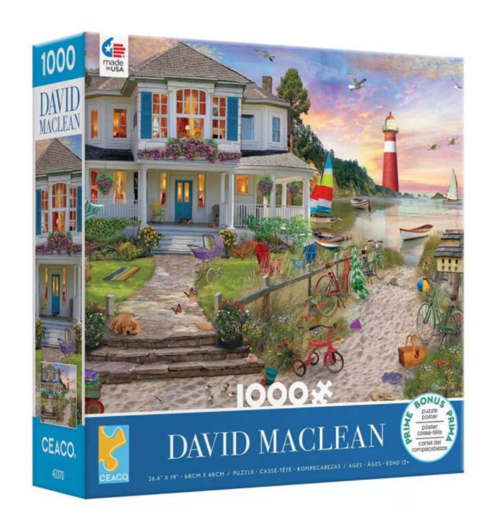 Ceaco David Maclean 1000-Piece Puzzle Beach Cove | Toys R Us Canada