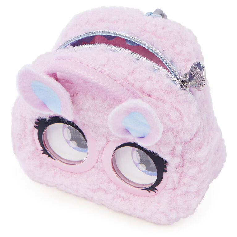 Purse Pets Micros, Fuzzy Bunny BB Stylish Small Purse with Eye Roll ...