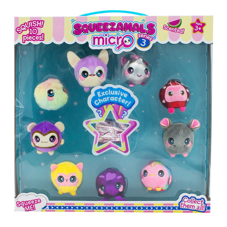 Squeezamals Micro Paquet de 10 | Toys R Us Canada