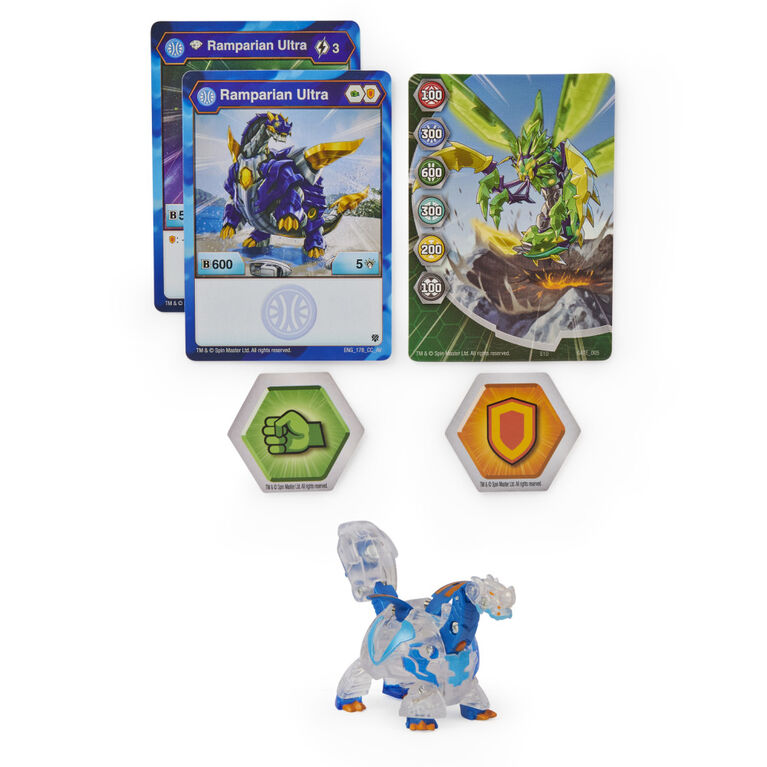 Bakugan Ultra, Diamond Ramparian, 3-inch Tall Armored Alliance ...