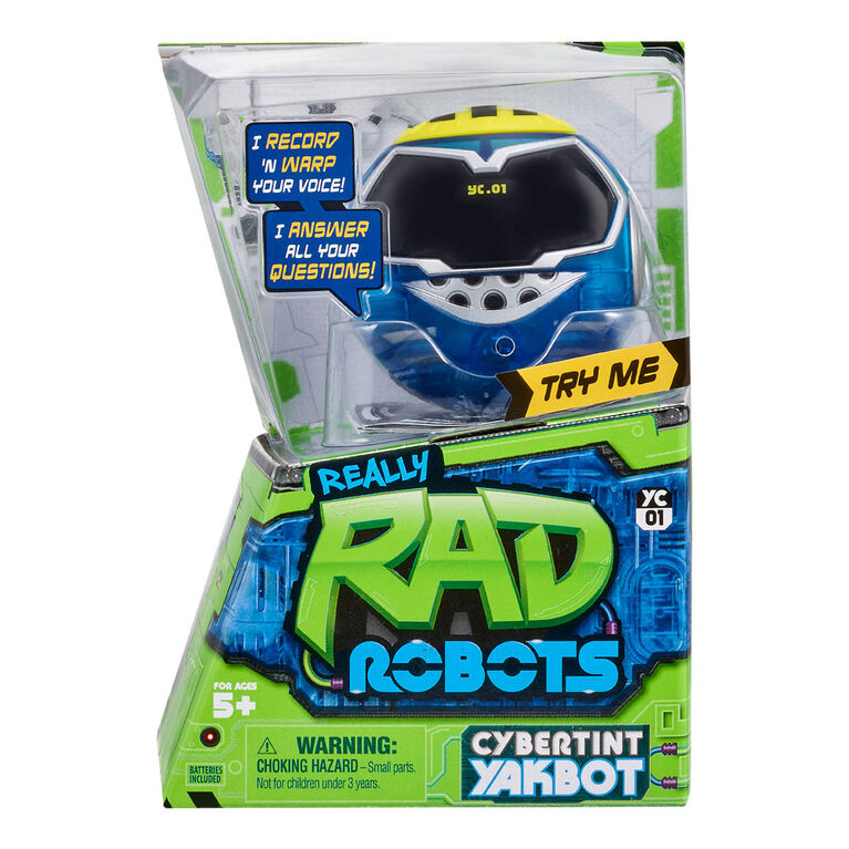 Really RAD Robots - Yakbot Cyber-boîtier bleu - Édition anglaise | Toys ...