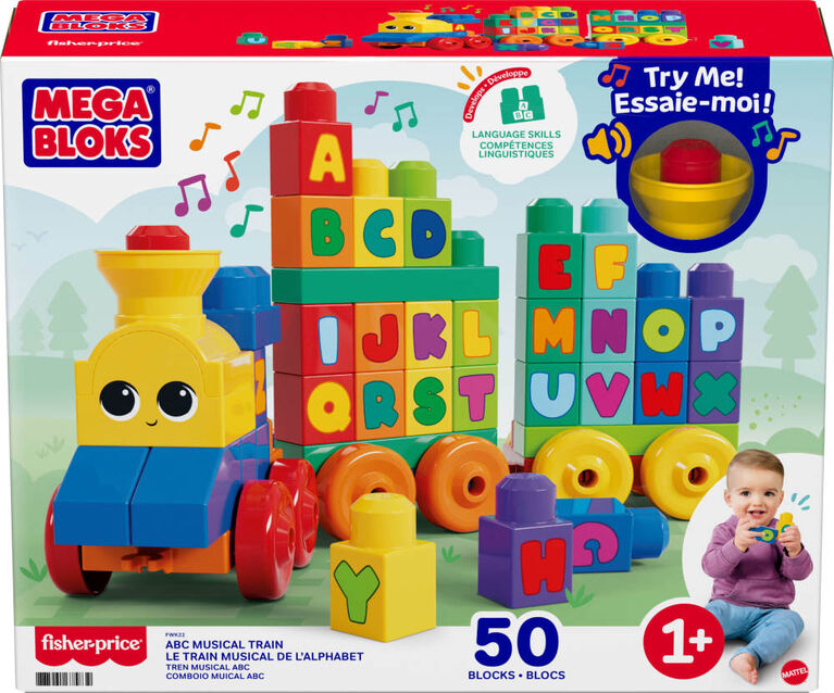 Mega Blocks ABC Learning Train | Toys R Us Canada