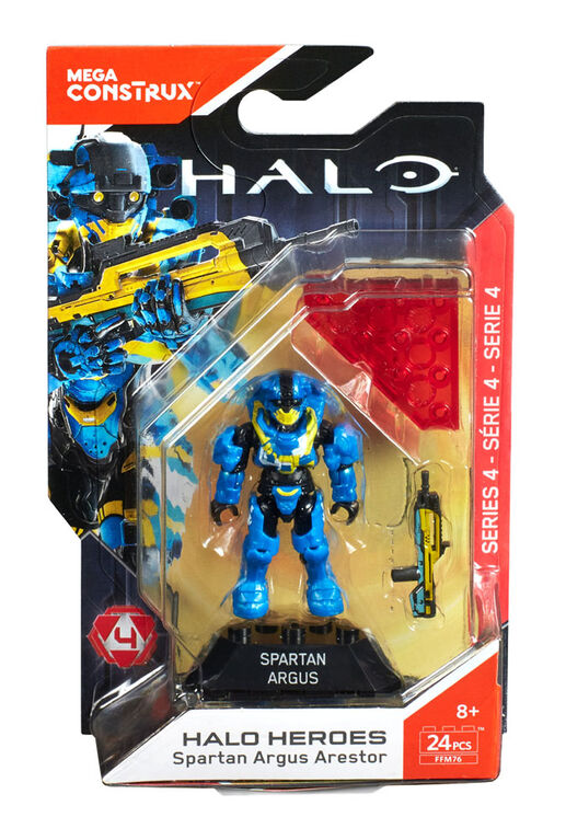 Mega Construx Halo Heroes Series 4 - Spartan Argus Arestor Figure ...
