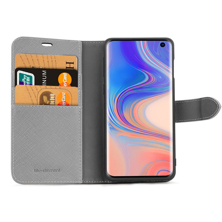 Blu Element 2 in 1 Folio Galaxy S10e Black/Gray | Toys R Us Canada