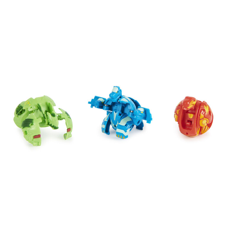Bakugan Evolutions Starter Pack 3-Pack, Gillator Ultra with Howlkor and Trox | Toys R Us Canada