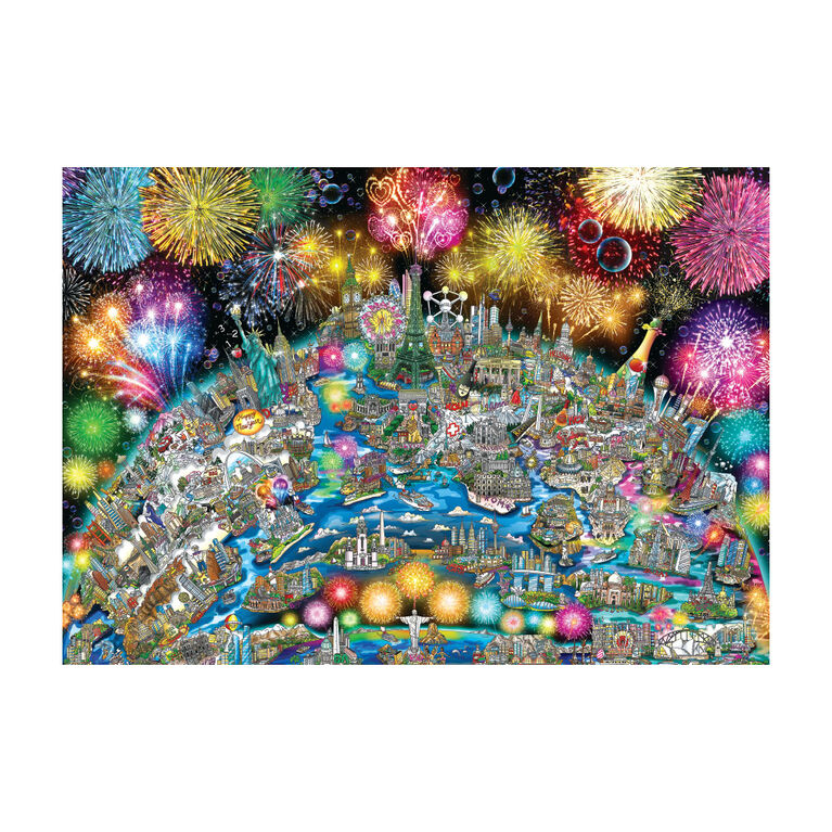 1000 Piece Charles Fazzino Puzzle Collection | Toys R Us Canada