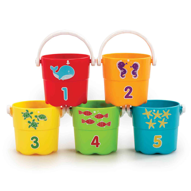 Droplets Scoop and Pour Bath Buckets - R Exclusive | Toys R Us Canada