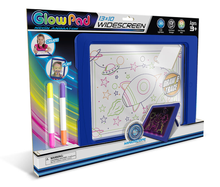 Mindscope Glow Pad Widescreen Bleu | Toys R Us Canada