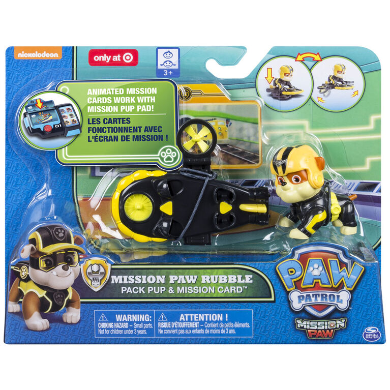 Paw Patrol - Mission Paw Ruben - Pack Pup & Mission Card | Toys R Us Canada