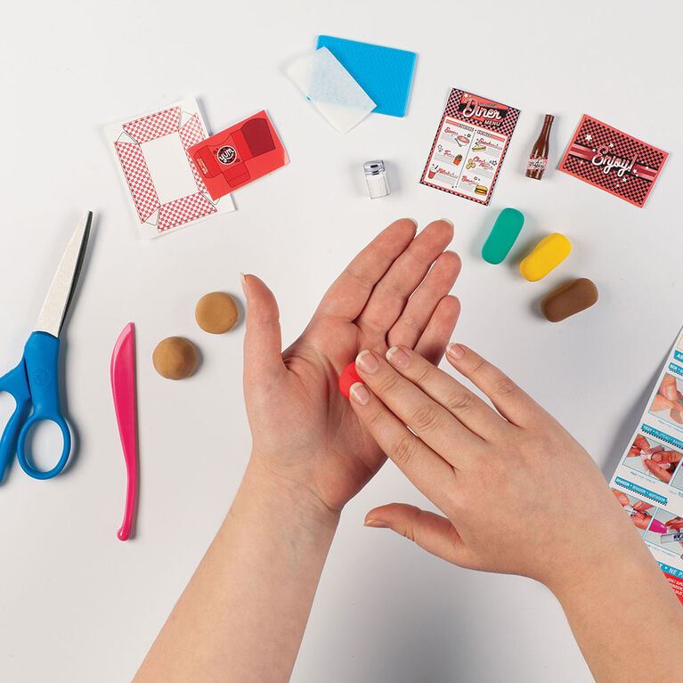 Fashion Angels - 100% Extra Small Burger & Fries Mini Clay Kit - French ...