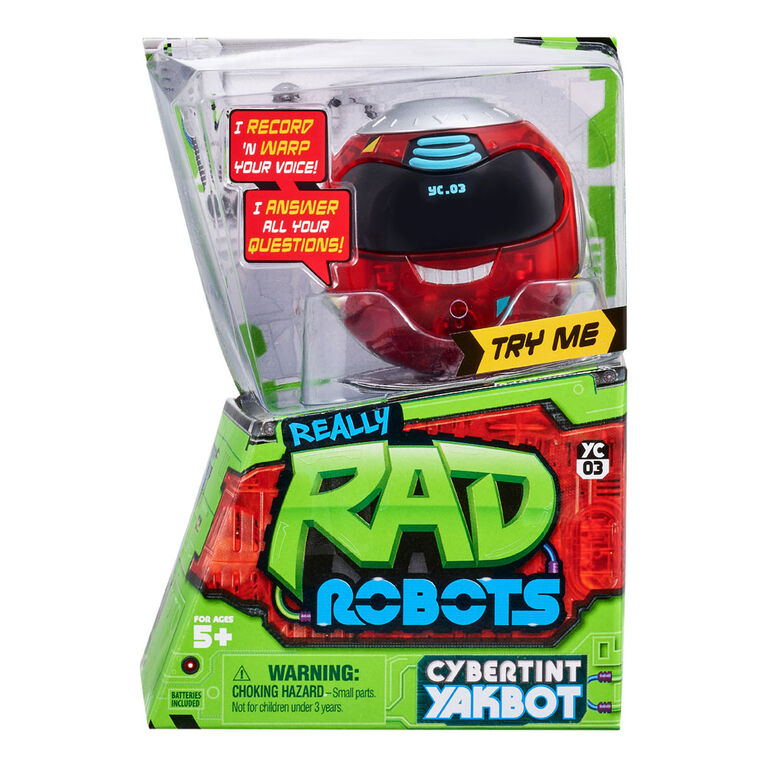 Really RAD Robots - Yakbot Cyber-boîtier rouge - Édition anglaise ...