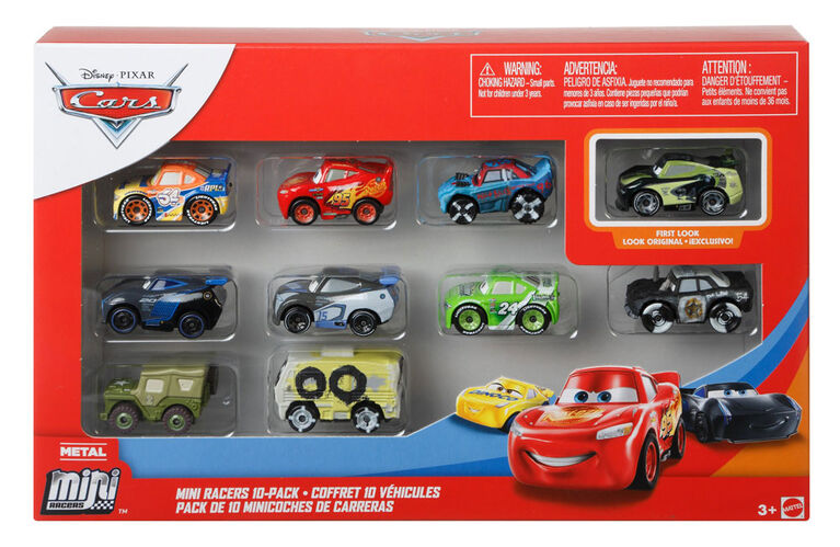Disney/Pixar Cars Mini Racers 10-Pack, Compact, Movie-themed Racing ...