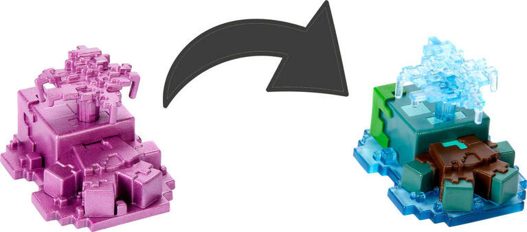 Minecraft Mini Mode Potion Brewing Action Figures with Color Reveal ...