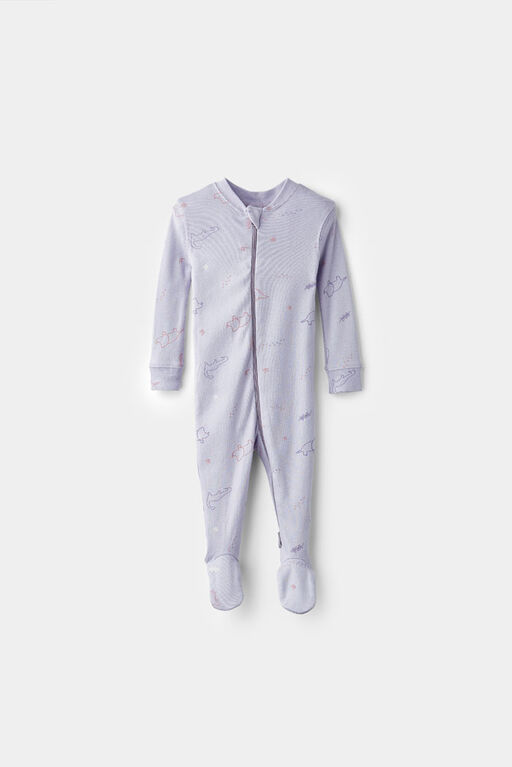 RISE Little Earthling Everyday Sleeper Purple Dinos | Babies R Us Canada